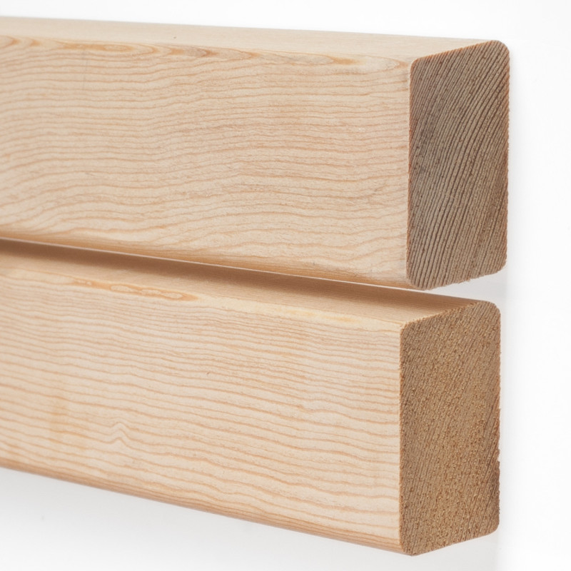 Dřevěná fasáda SIBIŘSKÝ MODŘÍN, raute profil 26x69 mm