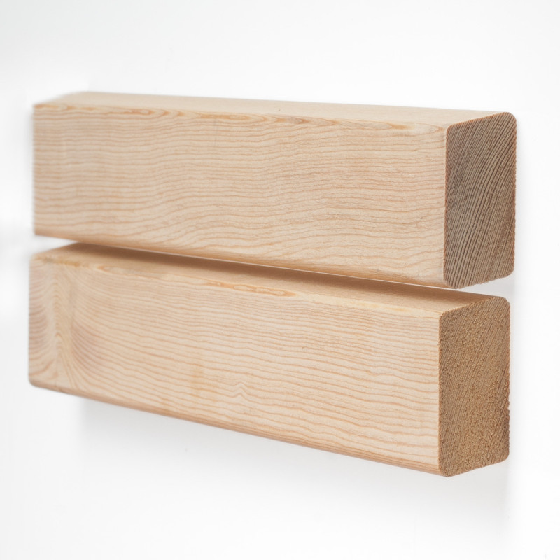 Dřevěná fasáda SIBIŘSKÝ MODŘÍN, raute profil 26x69 mm