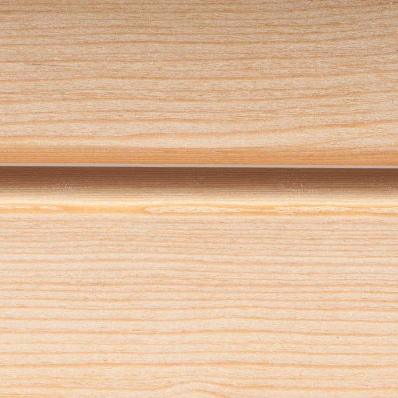 Dřevěná fasáda SIBIŘSKÝ MODŘÍN, raute profil 26x69 mm